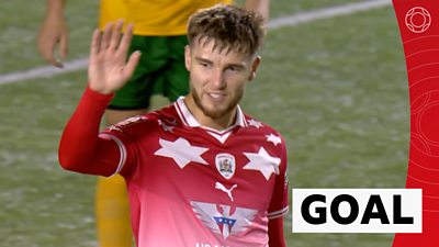 FA Cup: Barnsley's John McAtee scores 'delightful' lob against Horsham ...