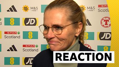 England boss Sarina Wiegman on Nations League heartbreak - BBC Sport