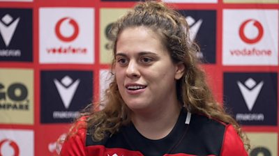 Abbie Fleming: Wales expect England to pose physical challenge - BBC Sport