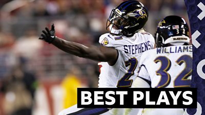Brandon Stephens stars in NFL's best plays of the week - BBC Sport