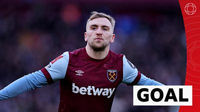 FA Cup 2024: Jarrod Bowen opens scoring for West Ham against Bristol ...