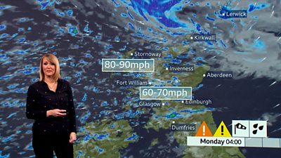 Watch the latest weather forecast for Scotland - BBC News
