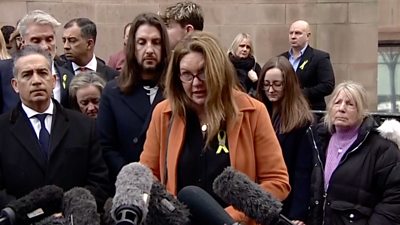 Footage shows timeline of Nottingham attacks and killer's arrest - BBC News