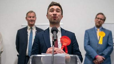Labour's new Kingswood MP Damian Egan thanks voters after by-election ...