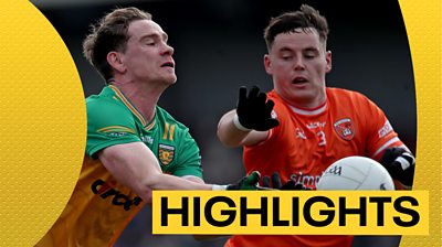 Watch: Armagh held at home after late Donegal equaliser - BBC Sport