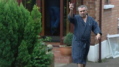 Freddie Scappaticci threatens BBC reporter - BBC News