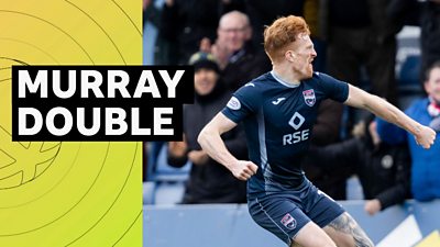 Ross County: Watch as Simon Murray double seals win over Hearts - BBC Sport