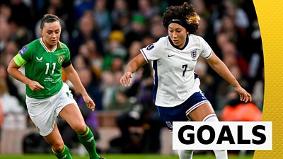 Republic of Ireland 0-2 England: Lauren James & Alex Greenwood score in Euro 2025 qualifier ...