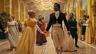 Doctor Who's Jonathan Groff, Indira Varma and choreographer Jack Murphy ...