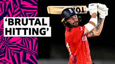 Phil Salt smashes 30 in an over in England's West Indies win - BBC Sport