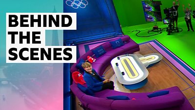 Olympics 2024: See inside BBC Sport's 'magic' Paris studio - BBC Sport