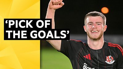 Watch: Pick of the midweek goals in the Irish Premiership - BBC Sport