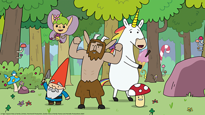 Judi Love and Julian Barratt star in new BBC family animation Super Happy Magic Forest