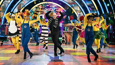 Strictly Come Dancing professionals go bananas in Movies Week pro routine sneak peek