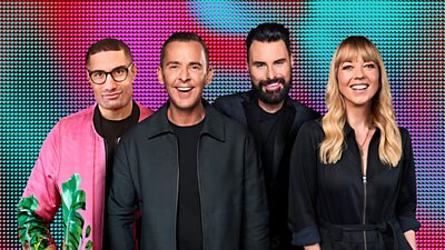 Eurovision 2025 Semi-Finals experts Scott Mills, Rylan, Sara Cox and ...