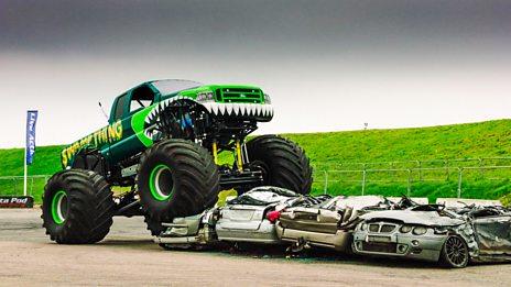 Catie's Amazing Machines - Series 1: 2. Big-Wheeled Machines - BBC iPlayer
