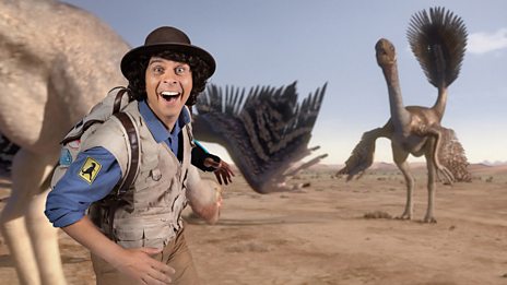 Andy's Prehistoric Adventures - 25. Gigantoraptor and Tumbleweed - BBC ...