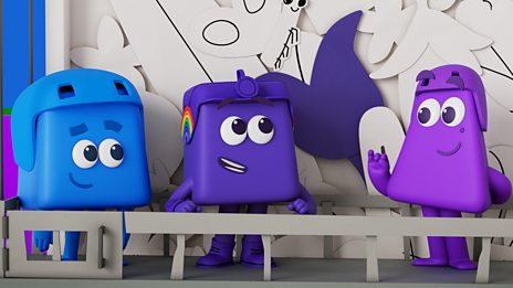Colourblocks - Series 2: 8. Purples Mural Makeover - BBC iPlayer
