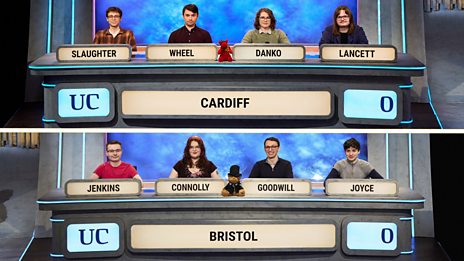 University Challenge - 2025/26: 6. Cardiff v Bristol - BBC iPlayer