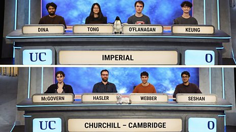 University Challenge - 2025/26: 13. Imperial v Churchill College ...