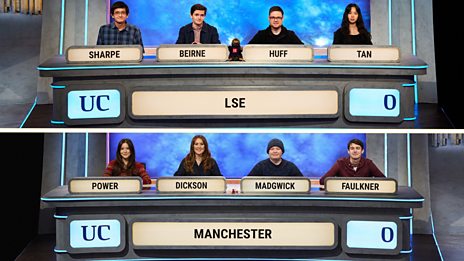 University Challenge - 2025/26: 21. LSE v Manchester - BBC iPlayer