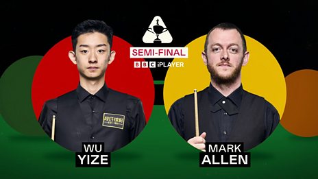 Snooker: World Championship - 2026 Live: Wu Yize v Mark Allen - Table 1 ...