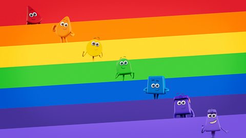 CBeebies Radio - Colourblocks, Colouring a Rainbow