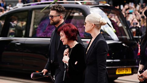 BBC News - Ozzy Osbourne's Cortege Passes Through Birmingham