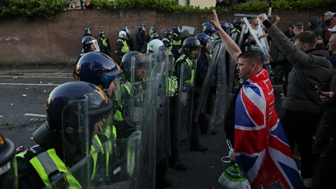 BBC Audio | BBC OS | Protests in UK over handling of stabbing case