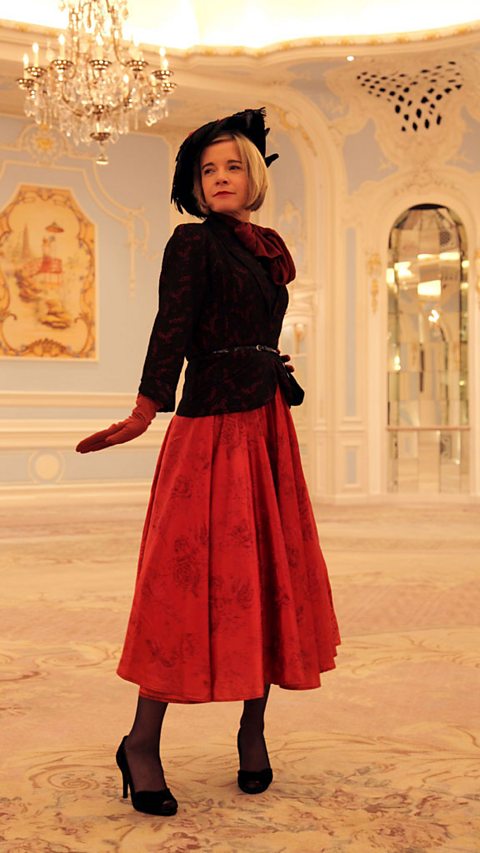 BBC Four Tales From The Royal Wardrobe With Lucy Worsley Making A