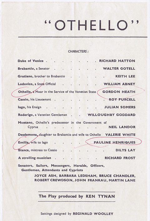 BBC Arts - BBC Arts - Colour-blind casting: The untold history of Black ...