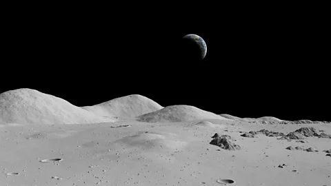 A village made of Moon dust