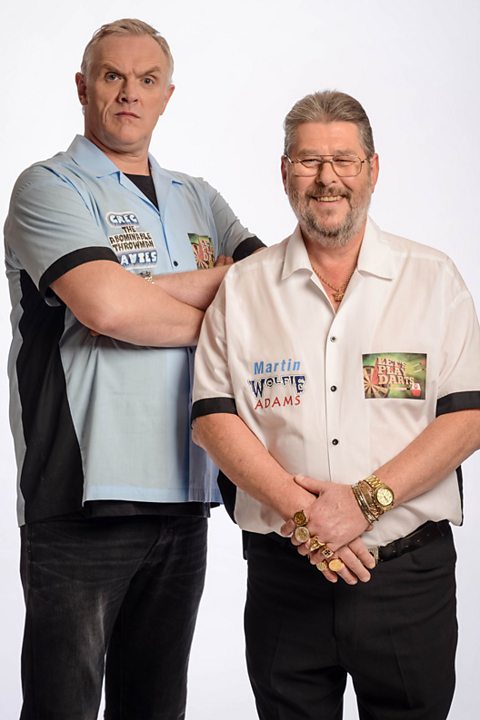 BBC Two - Let's Play Darts, for Sport Relief 2016 - Greg and Martin