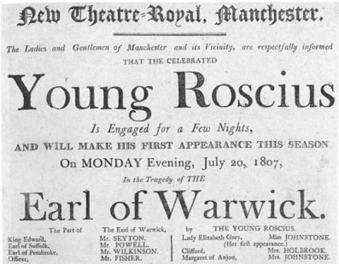 BBC - Shakespeare On Tour - Child star Master Betty plays Macbeth in ...