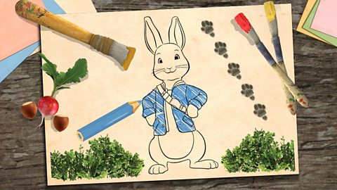 Make a Peter Rabbit Picture - CBeebies