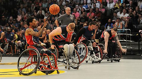 BBC One - Invictus Games - McDaniel inspires US to wheelchair ...
