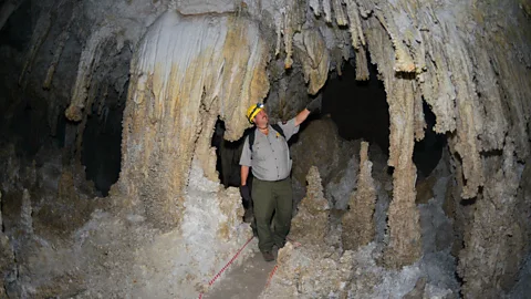 A cave of secrets beneath the desert