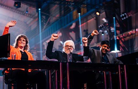 BBC Two - Robot Wars, Series 8 - The presenters: Dara Ó Briain and ...