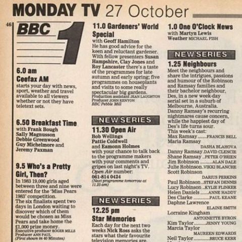 BBC Blogs - BBC Genome Blog - When BBC daytime television fully arrived