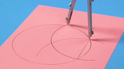 How to draw a regular hexagon, square and triangle - BBC Bitesize