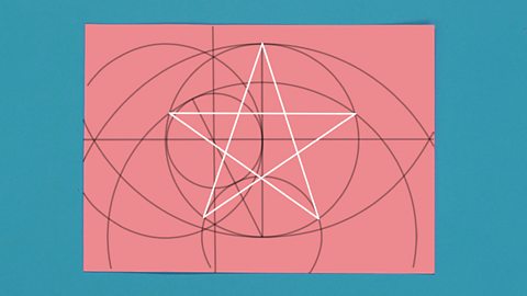 How to draw a perfect five-pointed star - BBC Bitesize