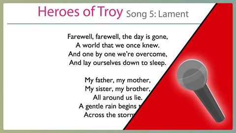 Heroes of Troy: 5. Lament - BBC Teach