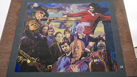 BBC Arts - BBC Arts - Paramilitary to pop culture: The changing face of ...