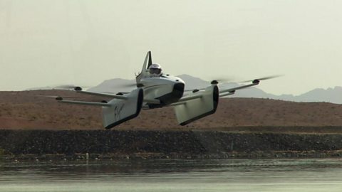 The driving school for 'flying cars' - BBC News