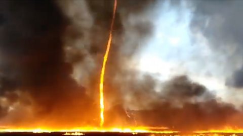 Swadlincote 'firenado' factory blaze investigation begins - BBC News