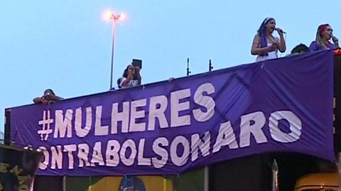 Jair Bolsonaro: Large protests against Brazil election front-runner ...