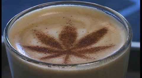 The Swansea coffee shop selling cannabis extract drinks - BBC News