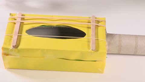Musical activities: How to make a tissue box guitar for your toddler ...