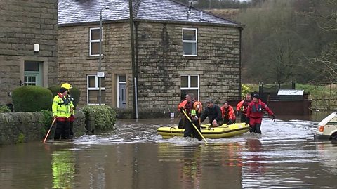 In pictures: Storm Ciara batters north-western Europe - BBC News
