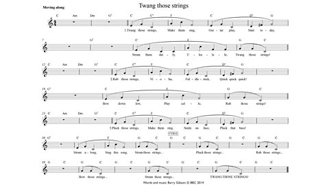 KS1 Music: Instruments Together - 3. Twang those strings - BBC Teach